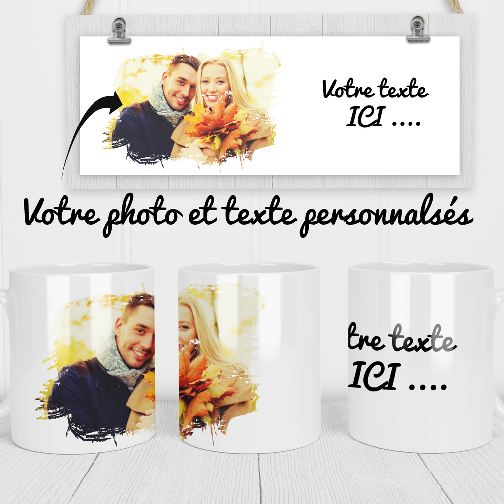 Tasse avec Photo Personnalisée - Mug Texte et Photo | Créez Votre Tass ...